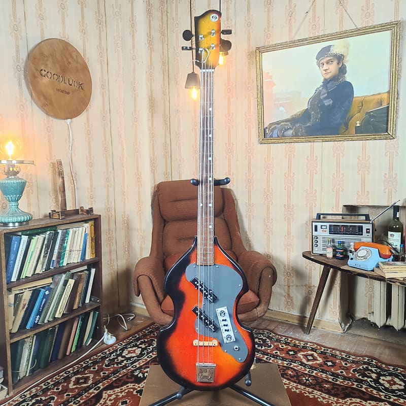 Odessa USSR Soviet Vintage Rare VIOLIN BEATLE BASS guitar | Reverb