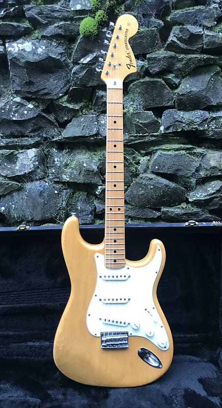 Fender Stratocaster 1974 - Natural Hardtail Hendrix Lowell | Reverb