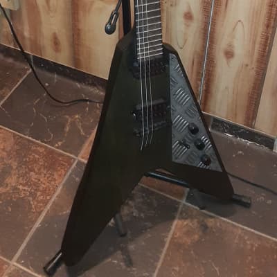 Schecter Custom Flying V Electric Guitar Purple Flamed NICE | Reverb