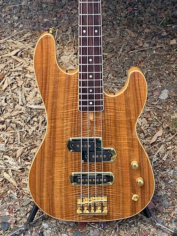 Schecter 2019 USA Custom Shop MICHAEL ANTHONY SIGNATURE Koa | Reverb
