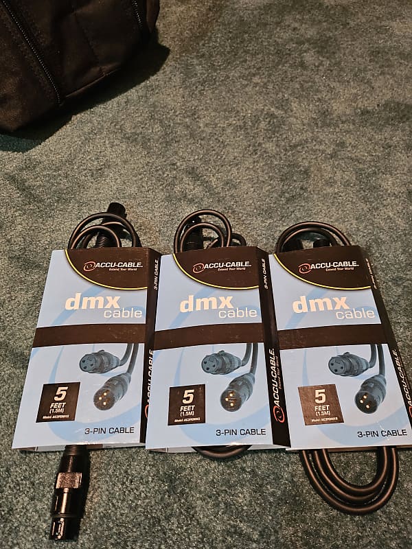 ADJ Accu-Cable 3...ADJ 5FT 3-Pin DMX Cable [AC3PDMX5] | Reverb