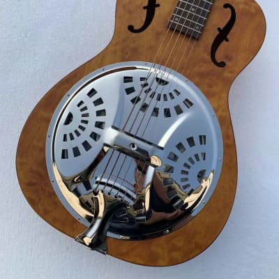 Custom Dobro Guitar, Laminated Maple Body with Neck and | Reverb
