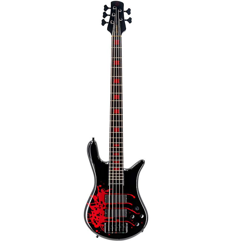 Spector Euro5LX Alex Webster Standard Black with Blo | Reverb