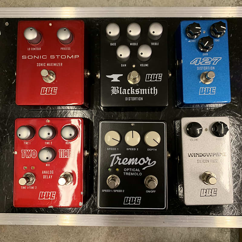 BBE Two Timer, Tremor, Windowpane, 427 Distortion, Sonic | Reverb