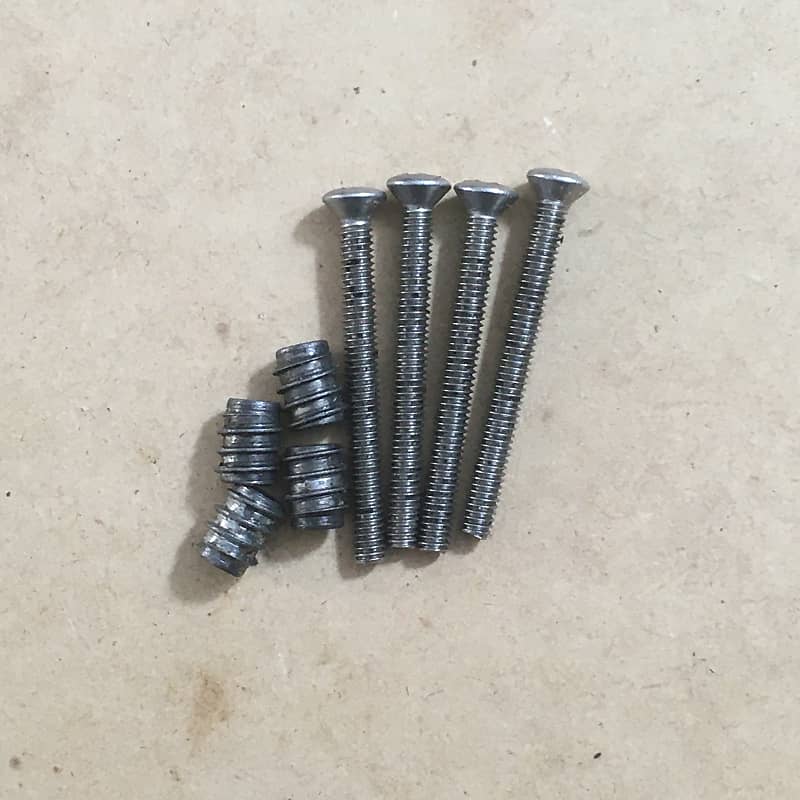 Handmade NeckTite Stainless Steel Bolt On Neck Guitar Screws | Reverb
