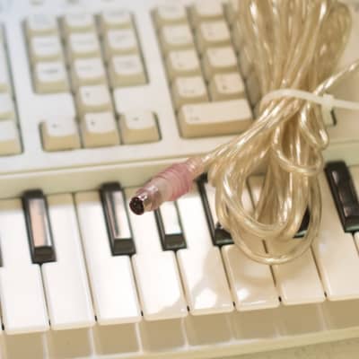 Creative Prodikeys PC-Midi Keyboard CF0040 early 2000s - Grey | Reverb