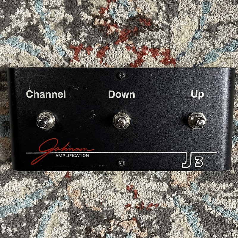 Johnson Amplification J3 3 Button Footswitch Channel Down Up | Reverb