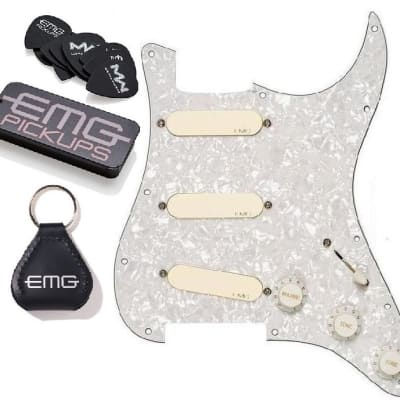 EMG JMaster Pickguard System Black Active Jazzmaster Pickups | Reverb