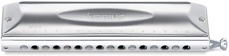 Suzuki S-64C Sirius 16 Hole Chromatic Cross Harmonica | Reverb