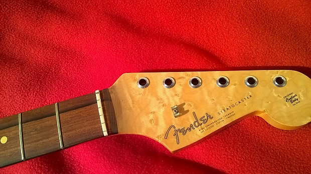 Fender Custom Shop Relic Strat Neck, Mastergrade, 5A Flame | Reverb