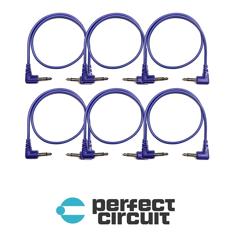 Tendrils Right Angle Eurorack Patch Cable 6-Pack - 60CM | Reverb