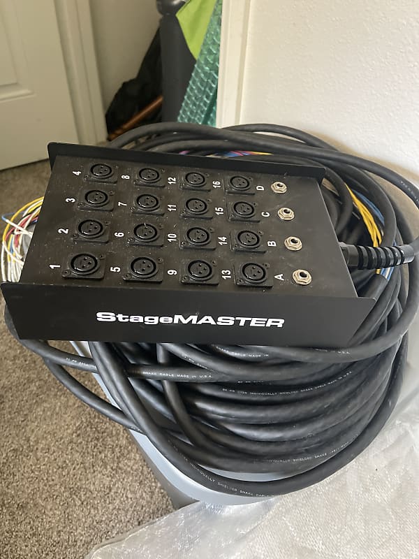 ProCo StageMaster Snake 16x4 150 ft. 2021 Black | Reverb