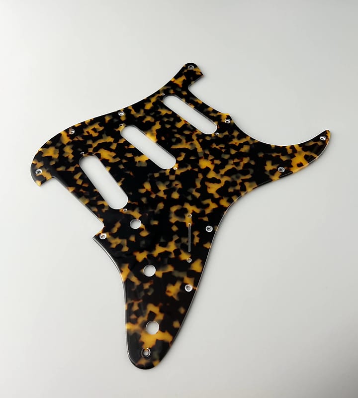 STRATOCASTER Tortoise pickguard (8 or 11 holes - SSS / SSH / | Reverb