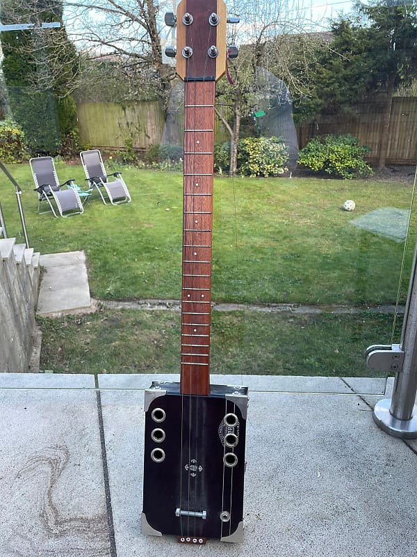 Custom Made 4 String Cigar Box | Reverb