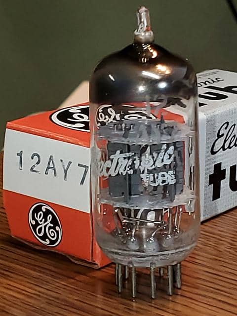 12AY7 GE MaxiPreamp2/TV7 tested | Reverb