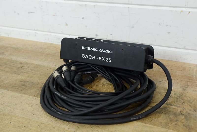 Seismic Audio SACB-8X25 8-Channel XLR Sub Snake - 25' | Reverb UK