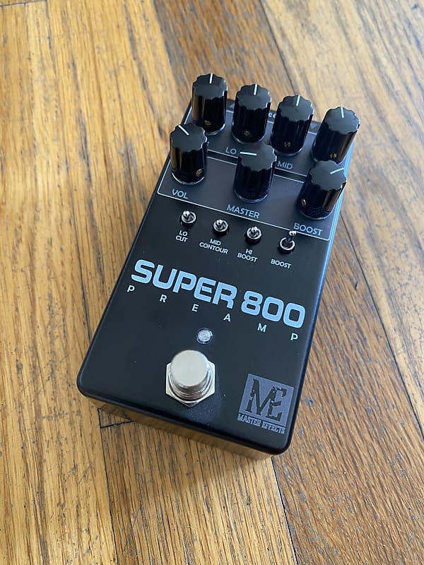 Master Effects Super 800 Bass Preamp - GK 800RB in a Box | Reverb
