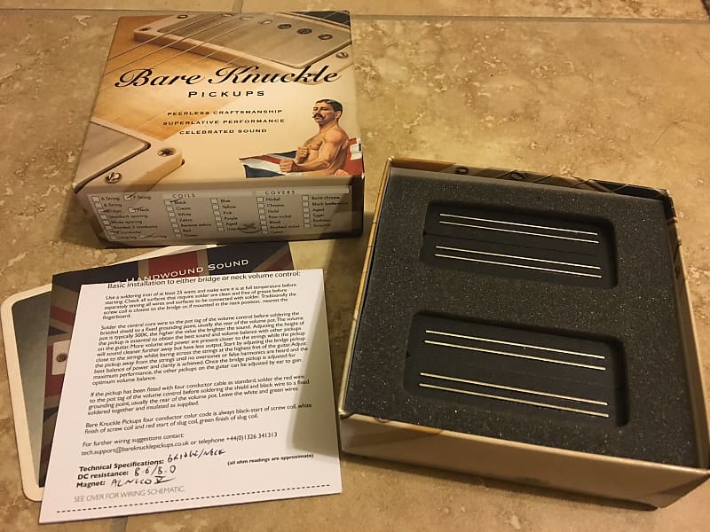 Bare Knuckle Alnico Black Hawk 7 String Pickup Set! | Reverb Bare Knuckle Alnico Black Hawk 7 String Pickup Set! | Reverb
