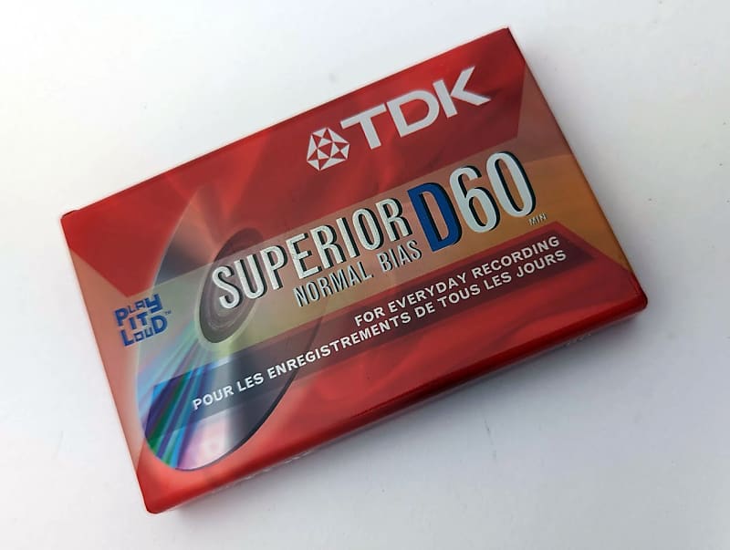 TDK Superior D60 Type 1 60 Minutes Audio Blank Cassette Tape | Reverb