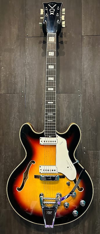 Vintage 1964-1967 Vox Super Lynx Deluxe Sunburst w/ Original | Reverb