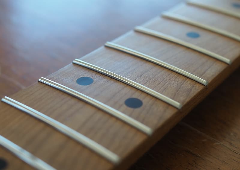 Warmoth CBS Stratocaster Neck Roasted Flamed Maple & Reversed | Reverb