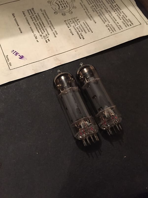 Matched Pair NOS EL84 / 6n14n - HIGH Measuring | Reverb