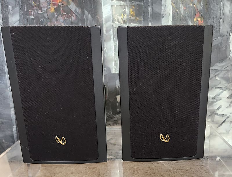 Infinity Infinity Minuette satilite speakers 90s - Black | Reverb