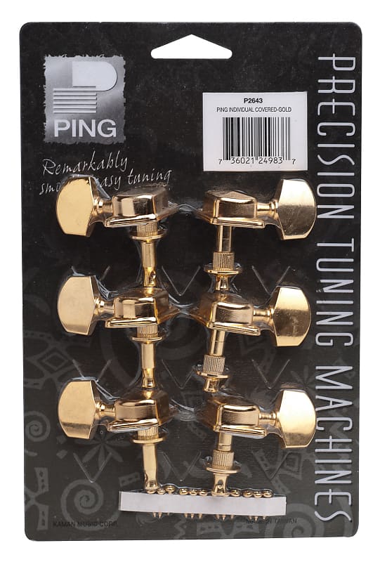Ping P2643 Economy Covered Machine Heads. 3 Bass 3 Treble | Reverb