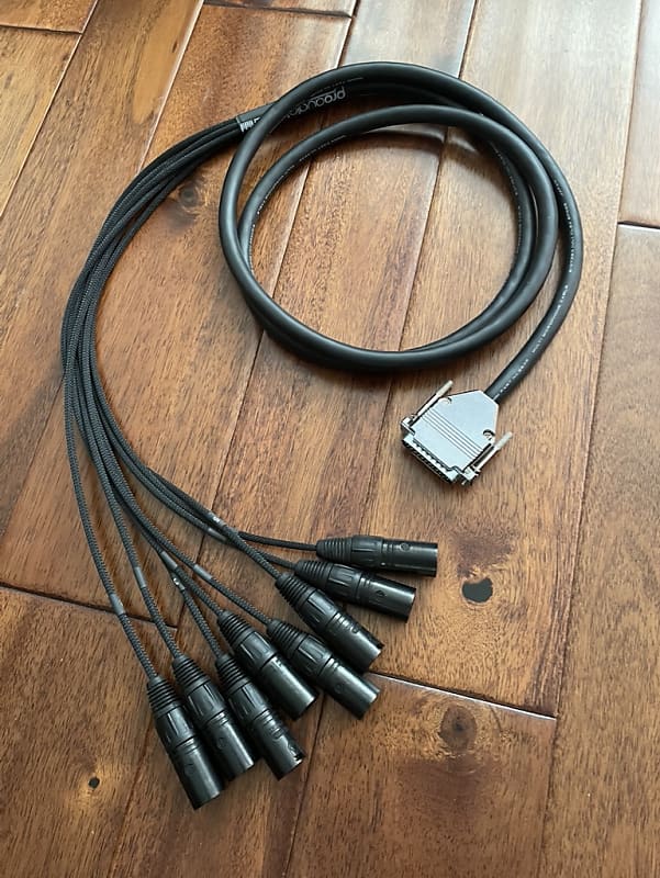 Mogami XLRM Male 8 Channel DB25 Snake 2932, Premium Finish | Reverb