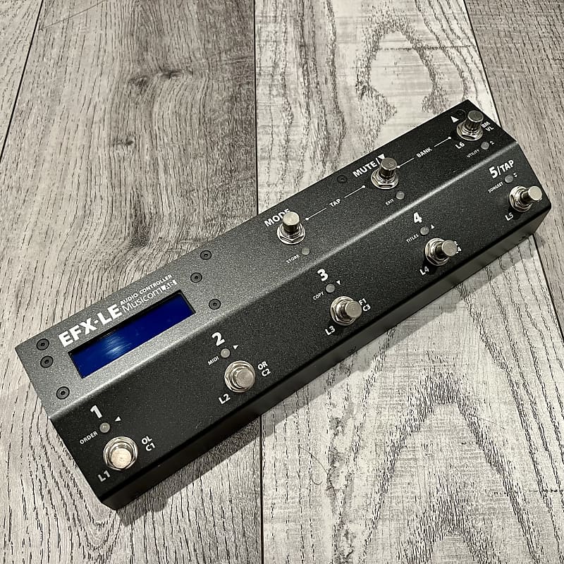 MusicomLab EFX LE Audio Controller Guitar Pedal MIDI Switcher | Reverb