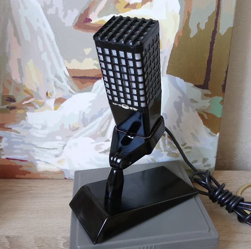 1970s early version Soviet ribbon microphone Oktava ml-19 XLR | Reverb