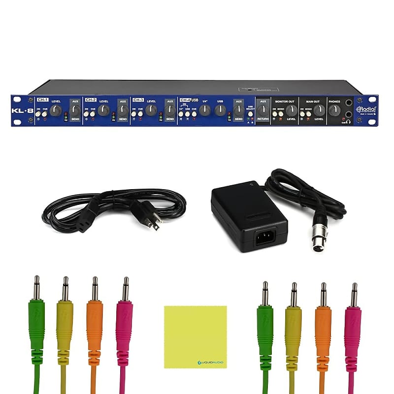 Radial Engineering KL-8 Rackmount Ultimate Keyboard Mixer & | Reverb