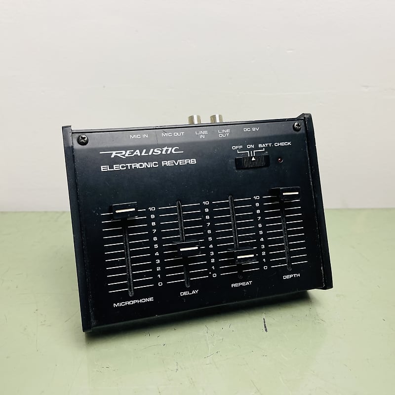 Realistic Electronic Reverb for Microphone, guitar, synth, | Reverb