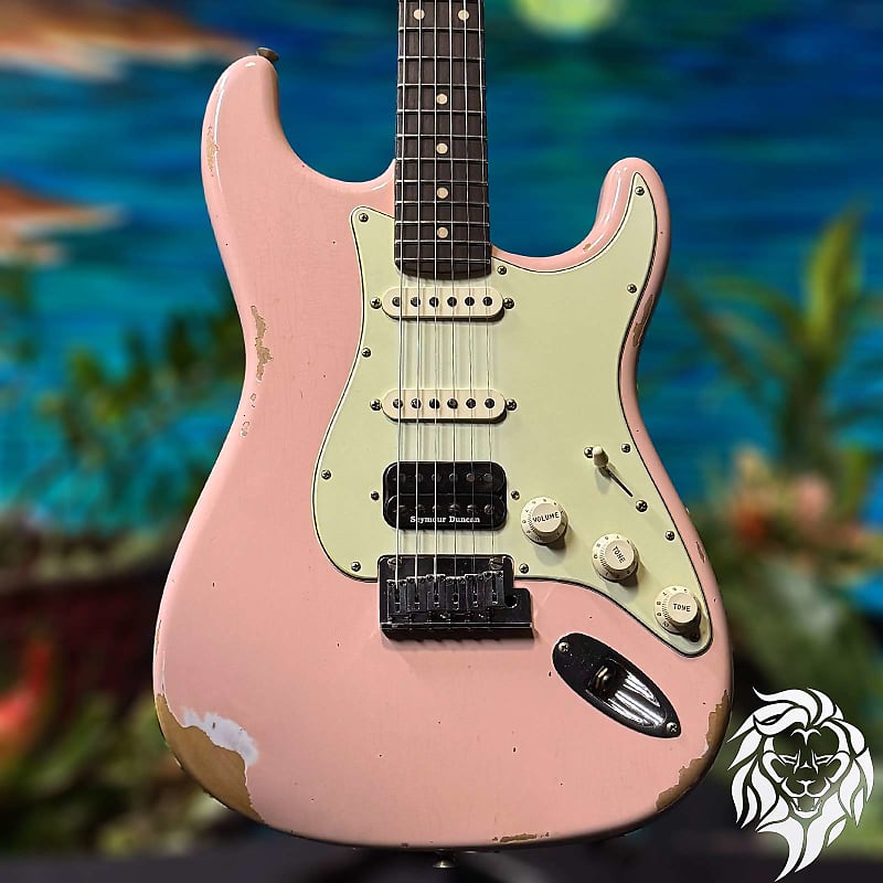 Fender Custom Shop 1963 Stratocaster HSS Shell Pink R132901 | Reverb