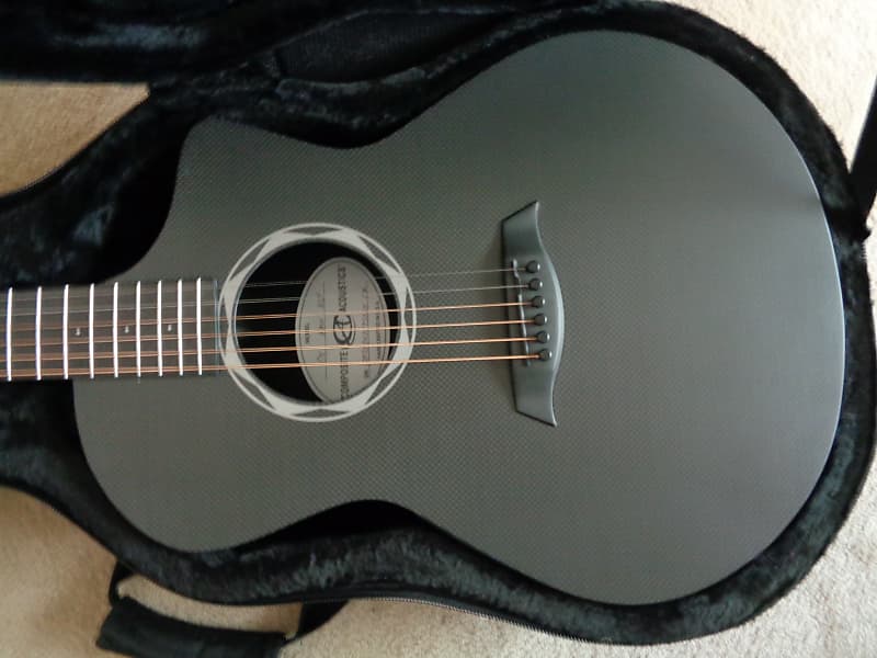Composite Acoustics OX Raw Acoustic-Electric Guitar Black | Reverb
