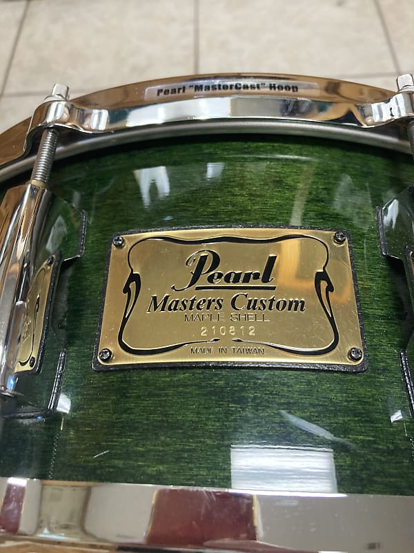 Pearl Masters Custom Maple 🍁 2010 - 2018 - Emerald Mist | Reverb