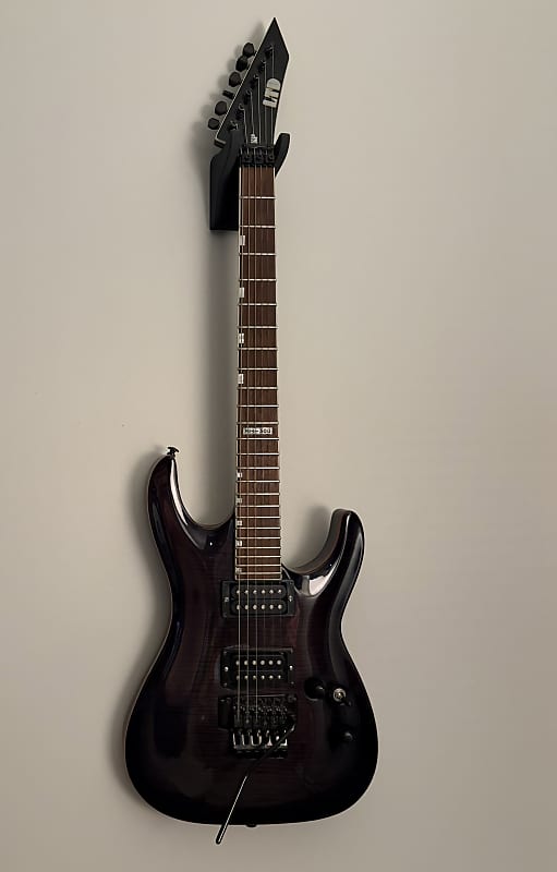 ESP LTD MH-300 2002 Black Transparent | Reverb