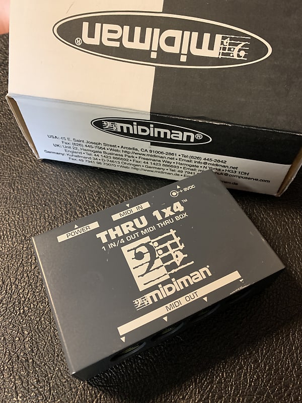 MidiMan 1x4 Midi Thru Box | Reverb