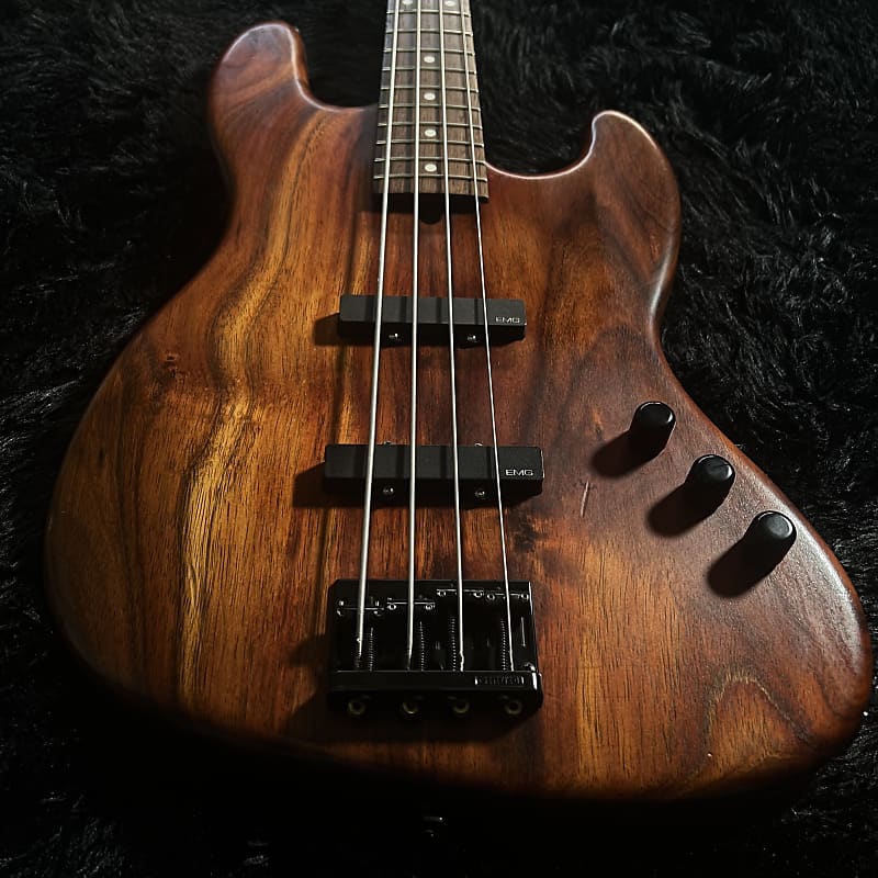 Warmoth Jazz Bass with Wenge Neck and EMG Pickups | Reverb