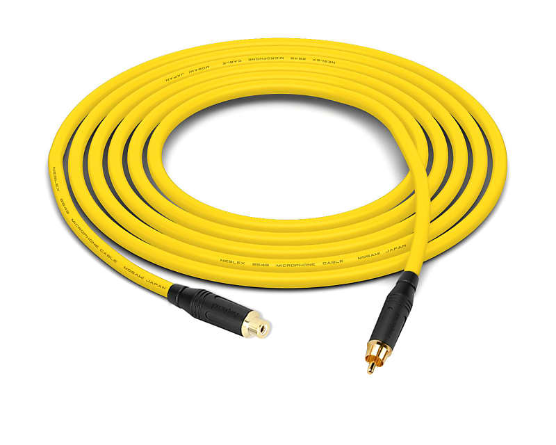 Mogami 2549 Cable | Amphenol Gold Female RCA to Male RCA | Reverb