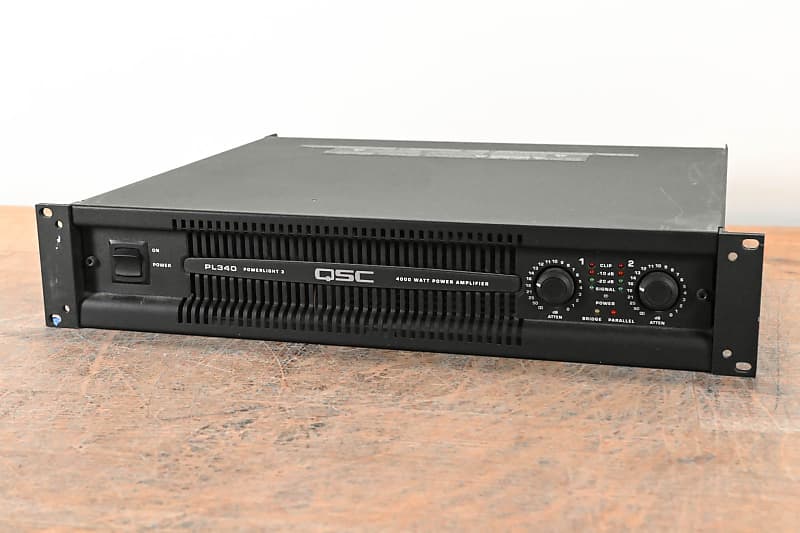QSC PL340 Powerlight 3 Series 2-Channel Power Amplifier | Reverb