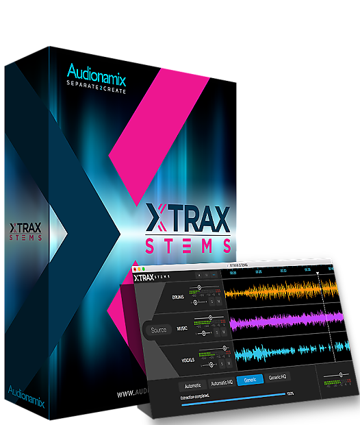 AUDIONAMIX XTRAX STEMS - Audio Separation Plugin (Download) | Reverb