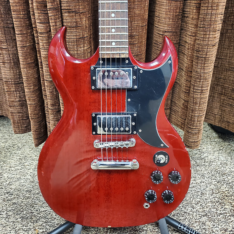Silvertone SRK-1/WR Cherry Red | Reverb