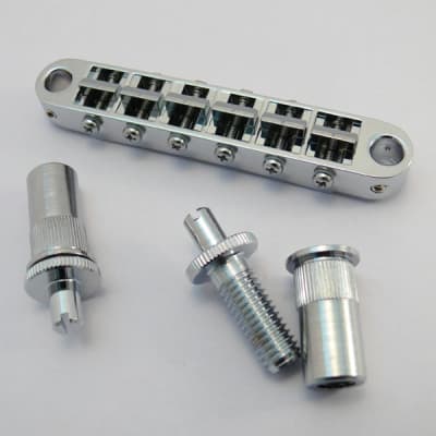 T3BT-C TonePros Metric (Metric Thread) Tune-O-Matic Bridge, | Reverb