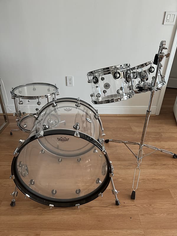 DW Design Acrylic 4pc - Clear | Reverb