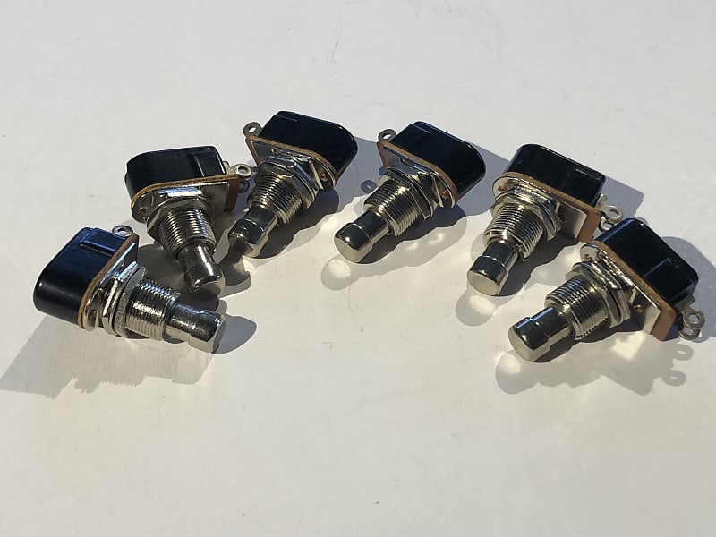 6 SPST MOMENTARY foot switches for stomp box pedals l | Reverb