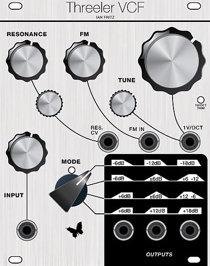 Ian Fritz Threeler VCF Euro, C68 Aluminum Version | synthCube | Reverb