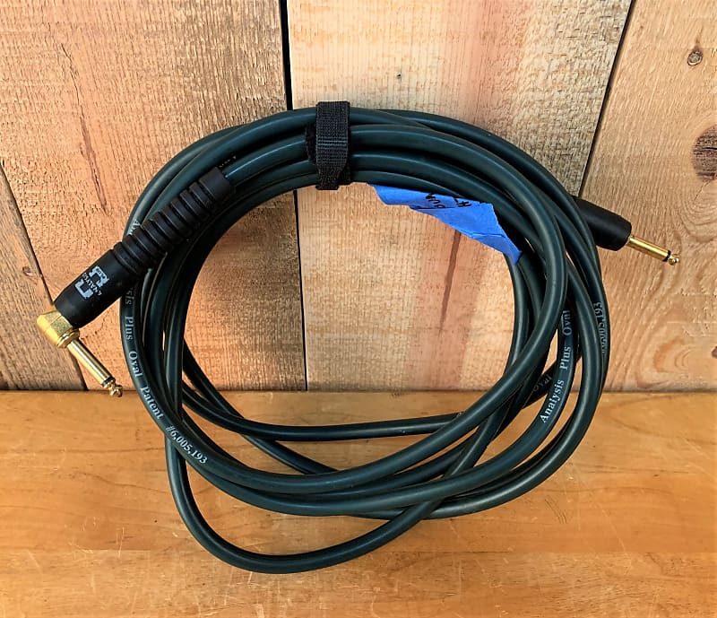 Analysis Green Oval 15' Instrument Cable | Reverb