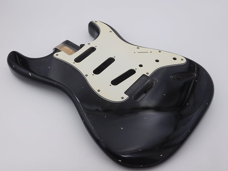 3lbs 6oz BloomDoom Nitro Lacquer Aged Relic Black S-Style | Reverb