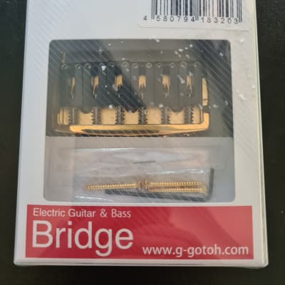 Gotoh 510FX-6 Hardtail Bridge Solid Brass w/ Steel Saddles | Reverb UK